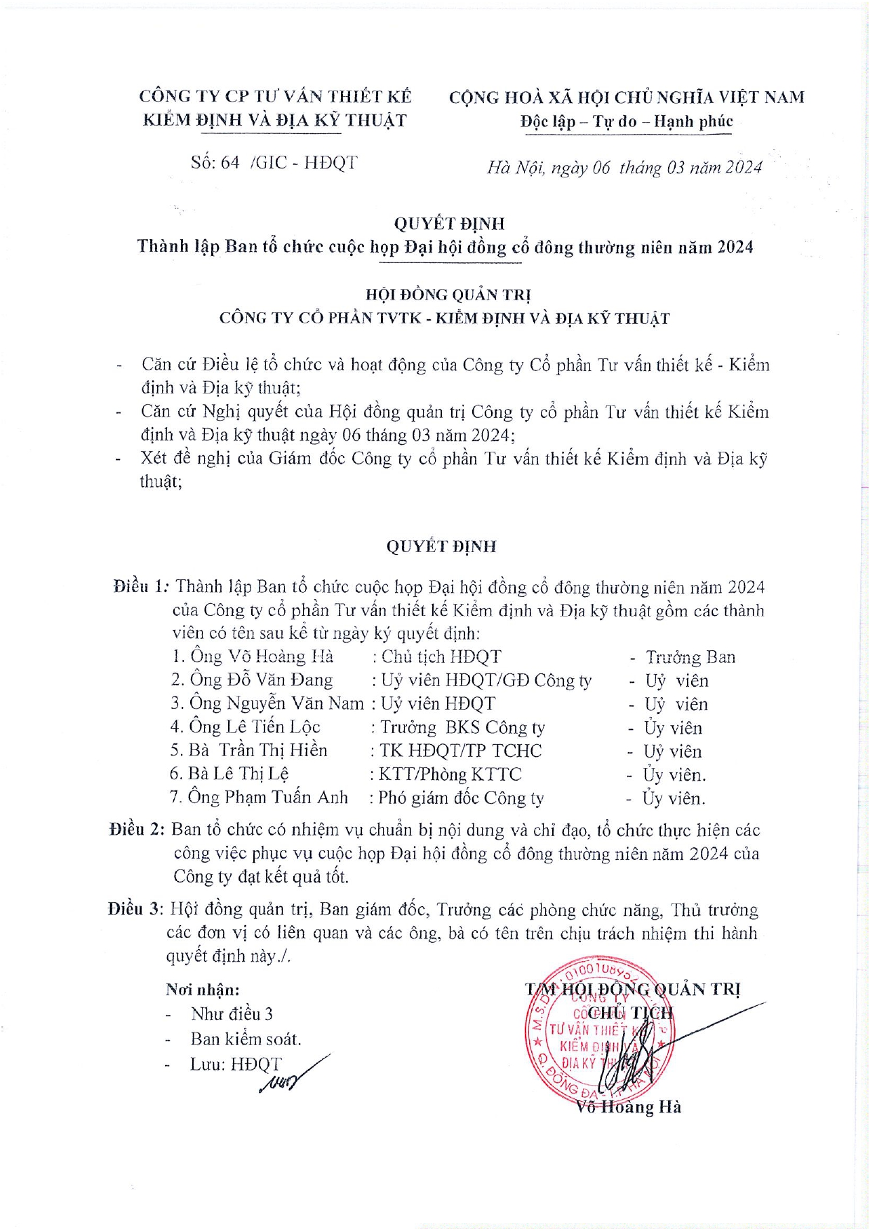 Tài liệu Họp Đại hội đồng cổ đông ngày 26.3.2024 - tedi-gic